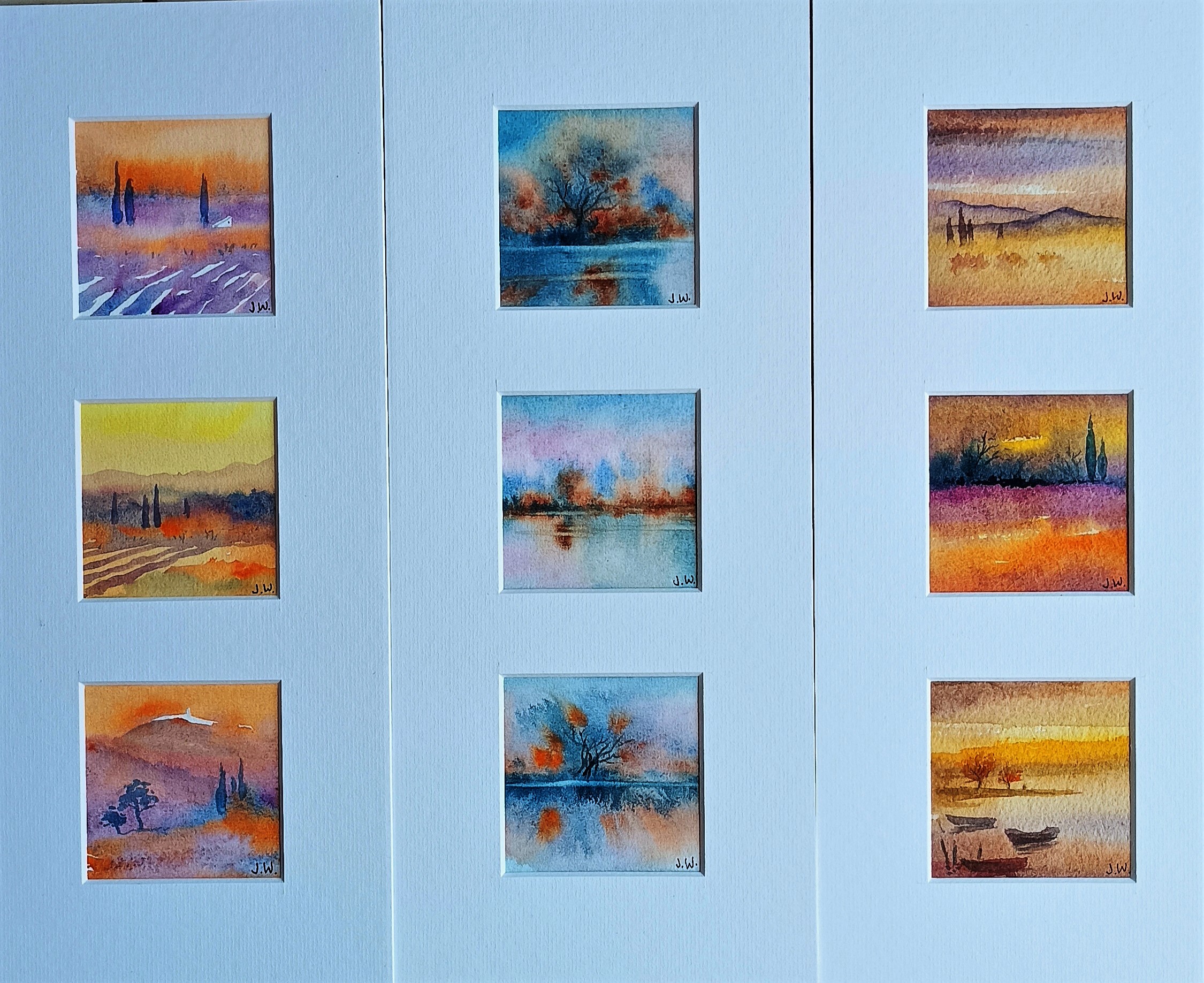 Des triptyques 2023 | Jacques Williet – Aquarelliste